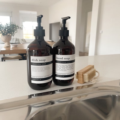 Clean & Modern Minimal Foaming Hand Soap/hand Wash Dispenser - Etsy