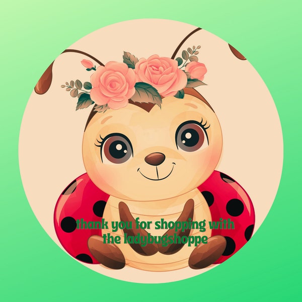 Cute Ladybird Clipart With Watercolor Illustration - Etsy