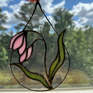 Moon Lotus Flower Stained Glass Pattern, Stained Glass Patterns ...