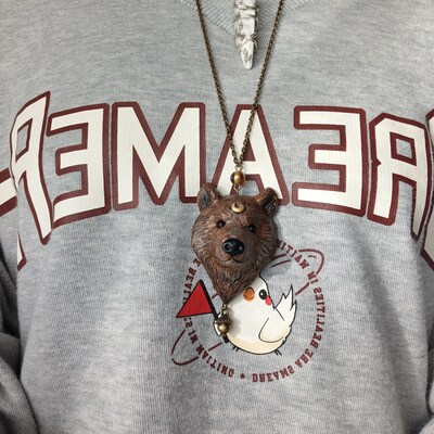 White Fox Necklace, Kitsune Fox Jewelry, Nine-tailed Fox Charm, Kitsune ...