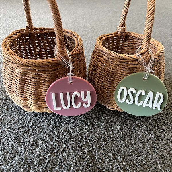 Kids School Bag Tag | Backpack Name Tag ID | Personalized Tag for Kids ...