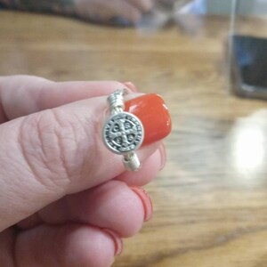 Wire Wrapped Jesus Ring Divine Mercy | Etsy