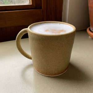 Handmade Ceramic Mug Cream Glazed Cup 400ml Cream Mugs - Etsy UK