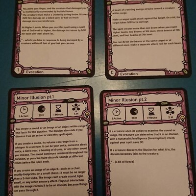 Printable Monk Blank Spell Cards Dnd 5e Full Colour Fillable PDF - Etsy