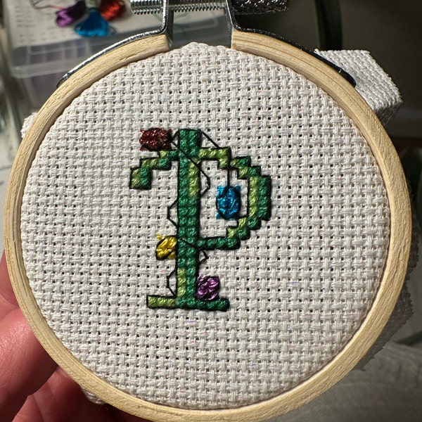Christmas Alphabet Cross Stitch Pattern With Monogram Letters for ...