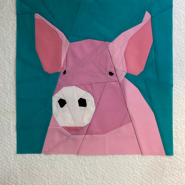 14" Cat Foundation Paper Piecing Quilt Block Pattern FPP - Etsy