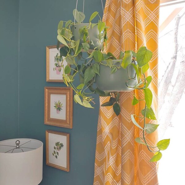 Mustard Yellow Curtains, Yellow Curtain, 2 Curtain Panels, Curtains ...