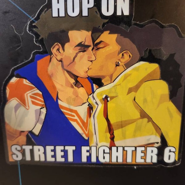 Hop on Street Fighter 6 Sticker - Etsy