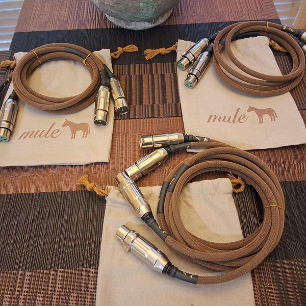 Premium Audiophile XLR Balanced Interconnect Cable Set | Mogami 2534 ...