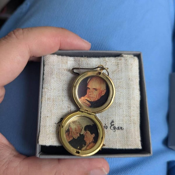 Sterling Silver Art Deco Locket, Personalised Round Photo Locket, 1920s ...