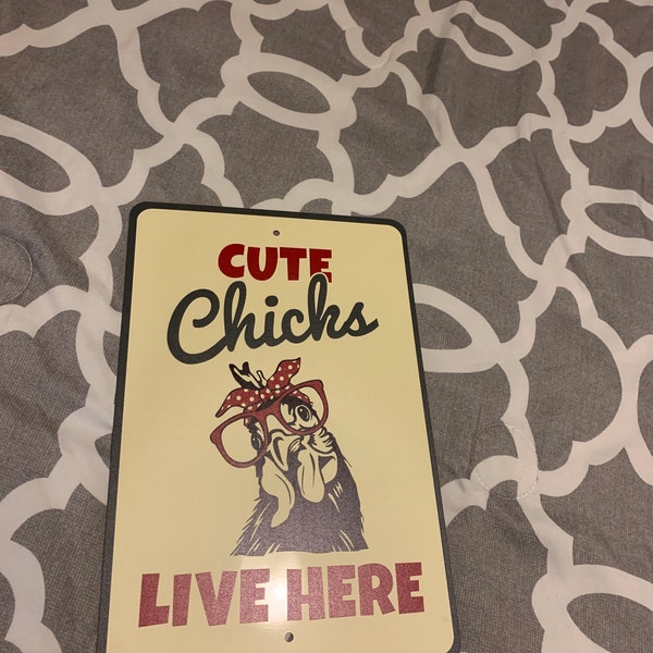 Cute Chicks Sign, Sign for Chicks, Farmers Coop, Chicken Home, Chick ...