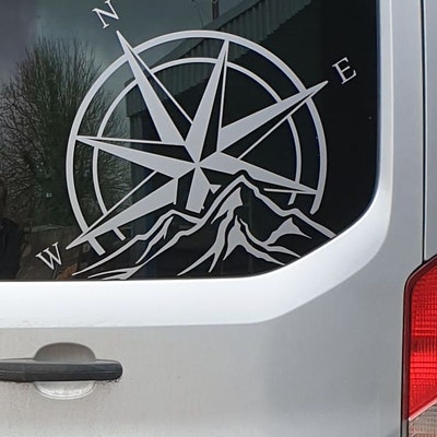 Union Jack Flag Splash Sticker Decal Campervan Motorhome Caravan Van ...