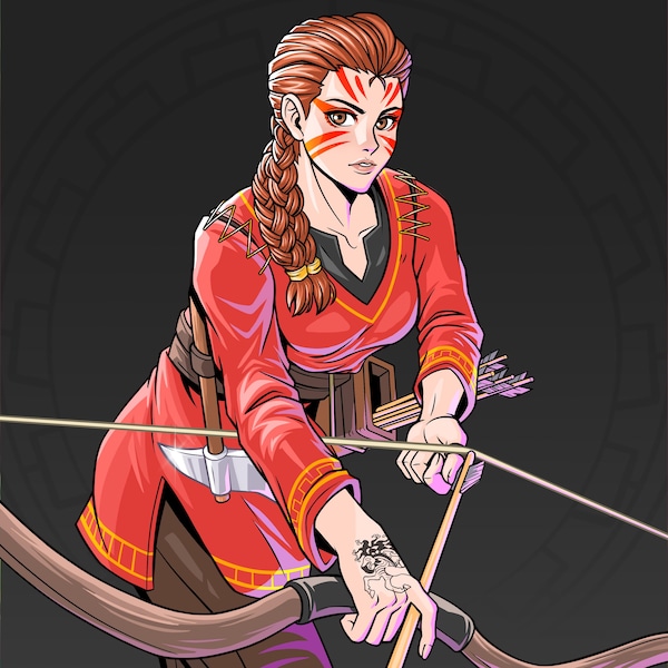 Personalized Character Art Dnd Custom Commission Character Dungeons ...