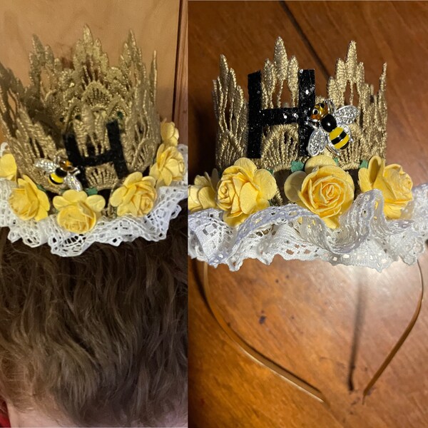 My 1st Bee Day Crown | Sweet to Bee One | Queen Bee Birthday Party Hat ...