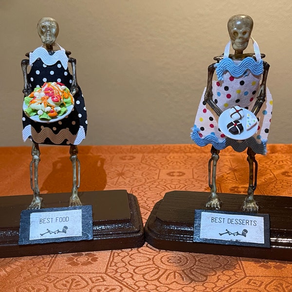 Team Award Gold/silver/bronze Halloween Skeleton Party Trophy, Award or ...