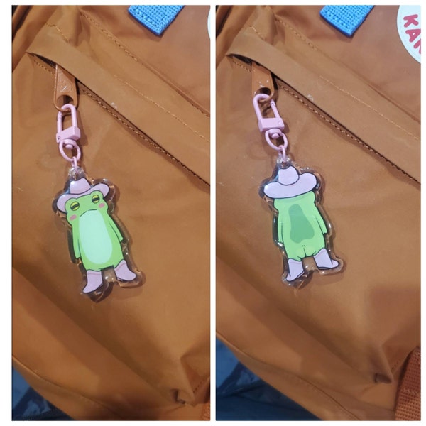 Tiny Frog With Big Knife Keychain | Cute Tiny Frog With Huge Knife ...
