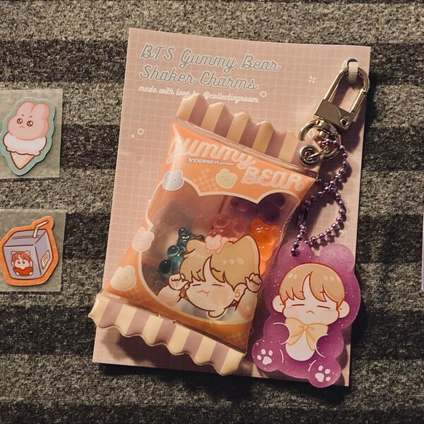 BTS Gummy Bears Shaker Charms - Etsy