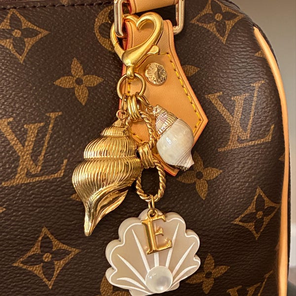 Custom Bag Charm, Gold Purse Chain Handbag Accessorry, Handbag Chunky ...