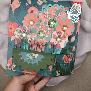 Sunshine Bouquet Card in A Box 3D SVG - Etsy