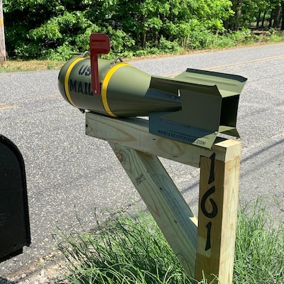 WW2 Replica Bomb Mail Box - Etsy