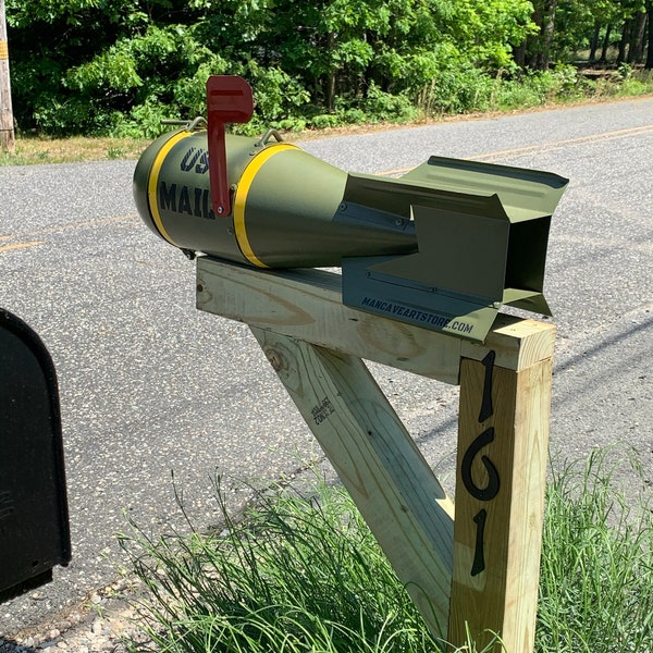 WW2 Replica Bomb Mail Box - Etsy