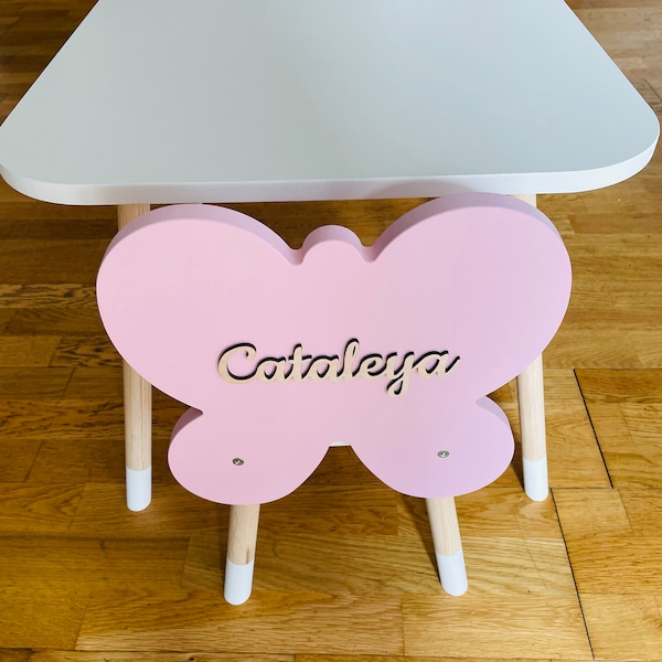 Unique Kids Table and Space Rocket Chairs Set/exclusive Toddler Table ...