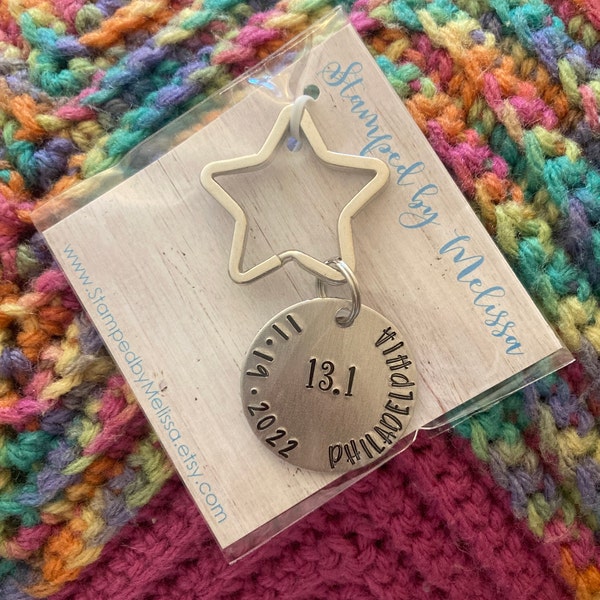 Marathon Keychain, Runner Keychain, Half Marathon Keychain, 26.2 ...