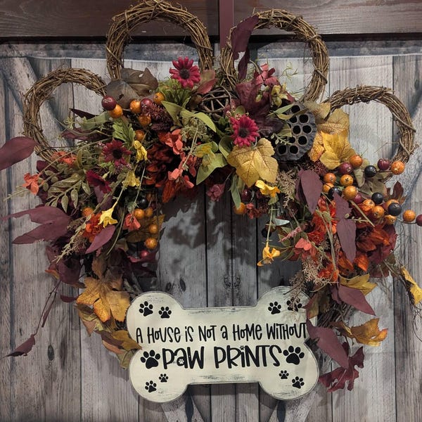 Dog Bone Wreath Sign, Dog Lovers, Animal Sign, Farmhouse, Wreath ...
