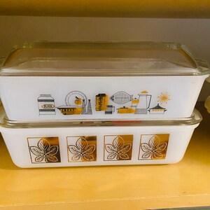 RARE Agee Crown Pyrex Turquoise Picket Fence Ramekins - Etsy