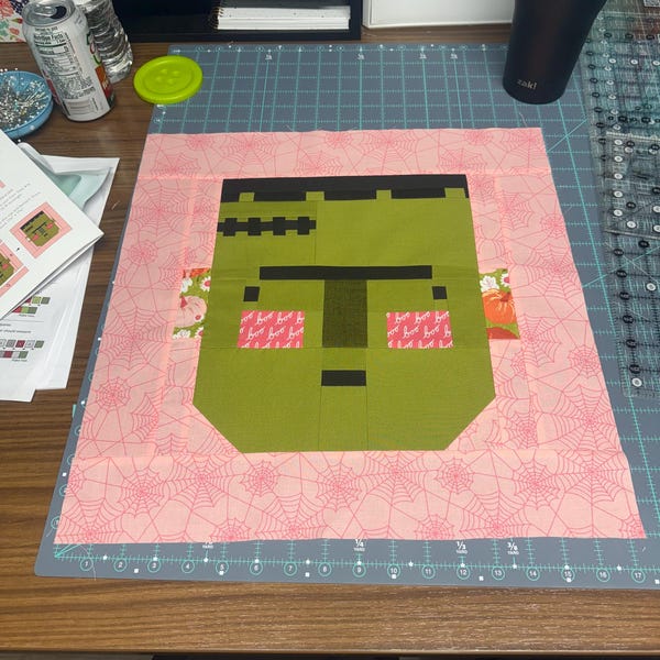 The Web Quilt Kit Featuring Hey Boo by Lella Boutique - Etsy