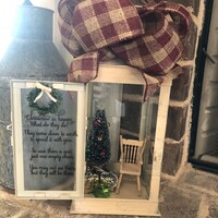 Christmas in Heaven Empty Chair Memorial Lantern Best of - Etsy Canada