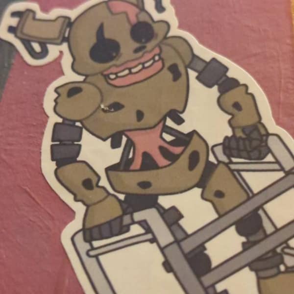 FNAF Security Breach Springtrap Peepaw Sticker - Etsy