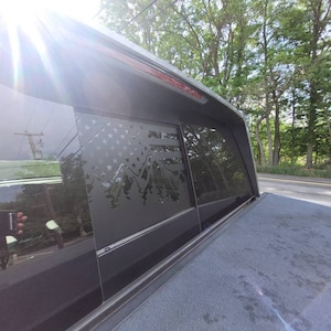 Fits 2015-2020 Chevy Tahoe Rear Side Windows Leopard Cheetah Print ...