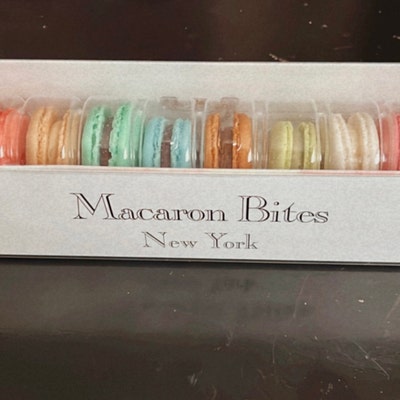 French Macarons Gift Box of 24 Vanilla - Etsy