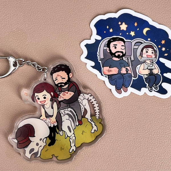 The Last of Us Part 2- TLOU Stickers (joel and Ellie) - Etsy