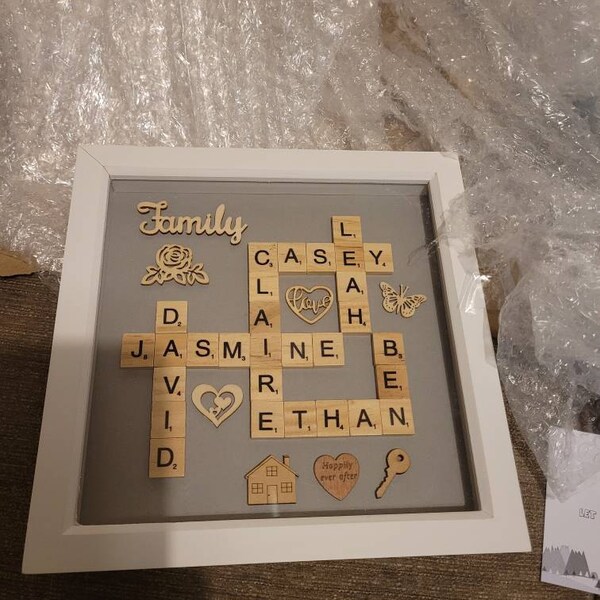 Personalised Scrabble Frames - Etsy