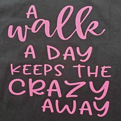 Let's Go Walking Exercise SVG and Cut Files for Crafters - Etsy