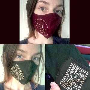 WASHABLE FACE MASK Kate Spade Cloth Mask Kate Spade Face | Etsy