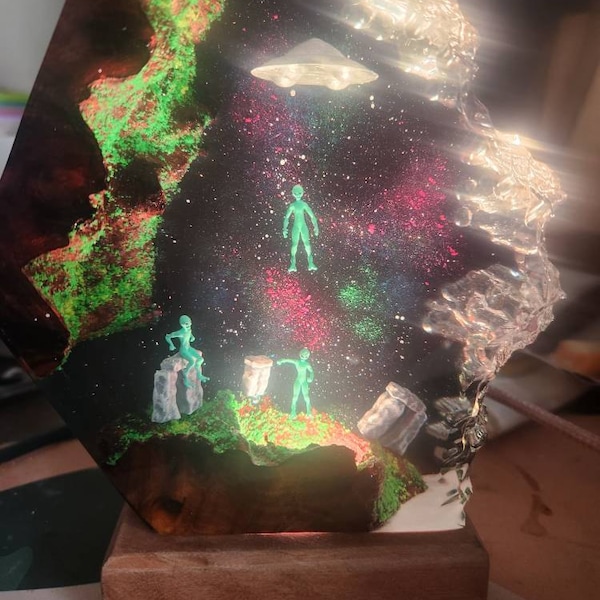 Daddy/mother Orca Whale and Baby Orca Whale Lamp,killer Whale Resin ...