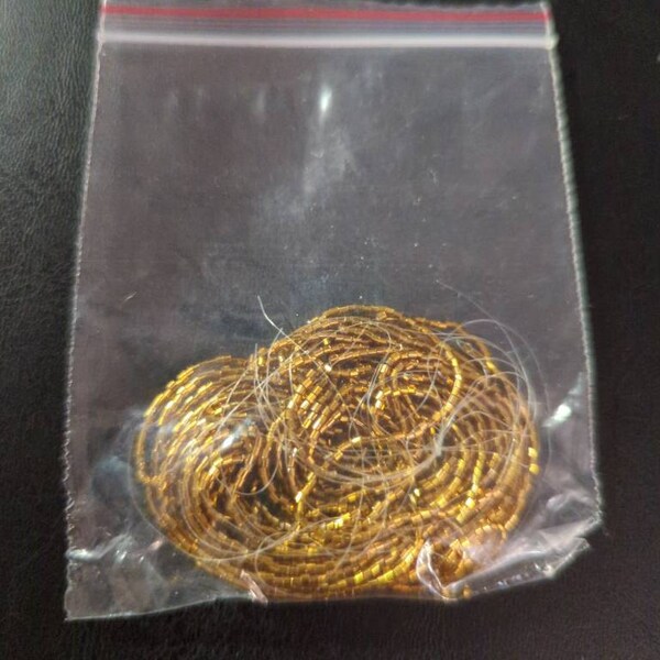 Mukaish Badla Metal Flat Metallic Thread Tape Embroidery Wire for ...