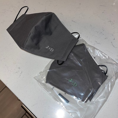 Bulk 10-150 Wedding Guests Cotton Face Mask With Filter,guest Maks ...