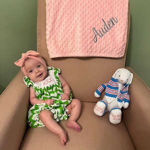 Plush Bunny From YOUR Baby's Hospital Receiving Blanket - Etsy