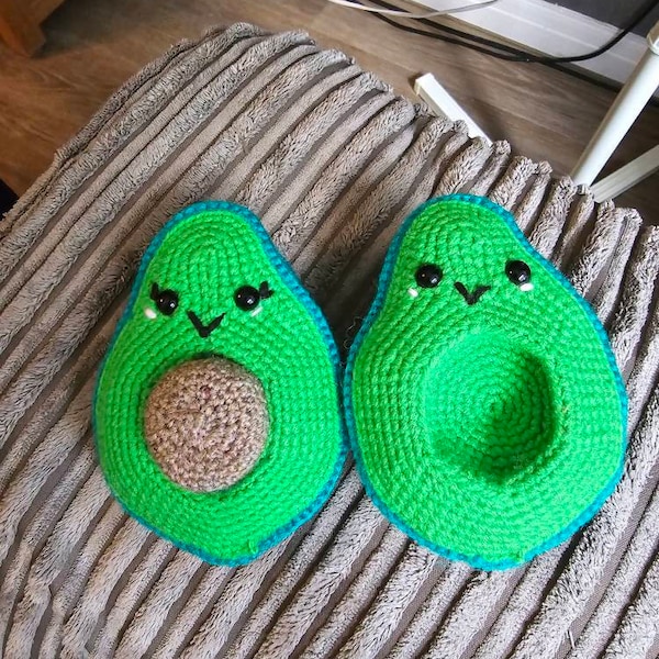 Avocado Family, Amigurumi Crochet Pattern, Digital Download - Etsy