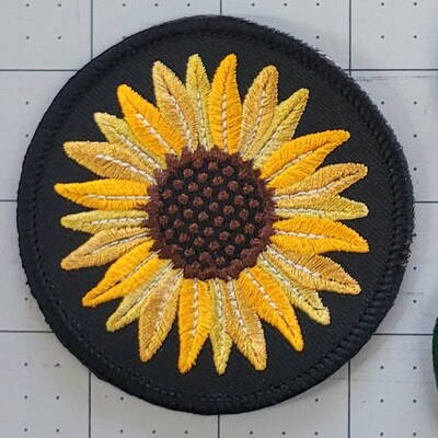 Sunflower Embroidery Design, Flower Machine Embroidery File, 5 Sizes ...