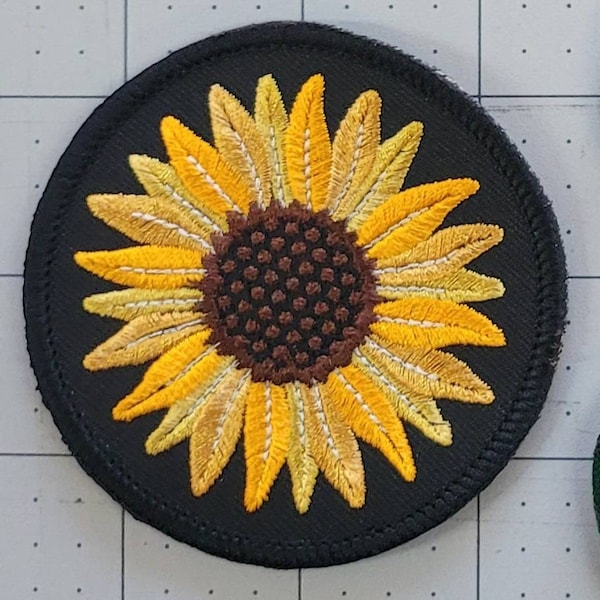 Sunflower Embroidery Design, Flower Machine Embroidery File, 5 Sizes ...