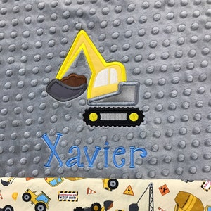 Digger Dirt Applique Design Digger Applique Design Construction ...