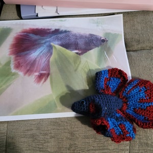 Betta Fish Crochet Amigurumi Pattern PDF - Etsy