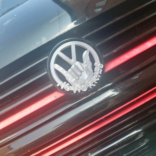 GOTHIC Custom T4 Short Nose Grill Front Badge, Dub, T4, Beetle ...