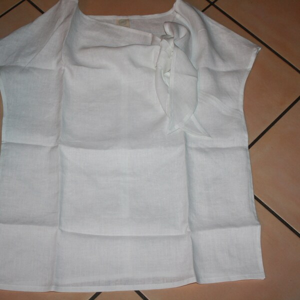 Light Linen Top, Elegant Womens Top, Linen Blouse, Linen Shirt Women ...