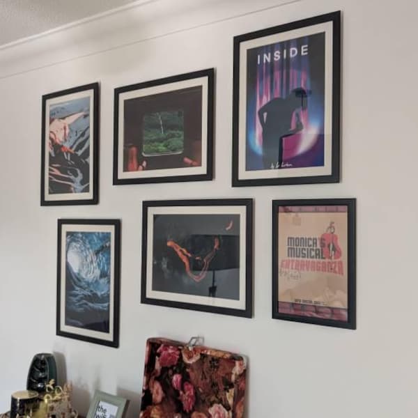 Photo/picture Mounts Size 30x40cm to Fit Image 25x35cm in White, Black ...